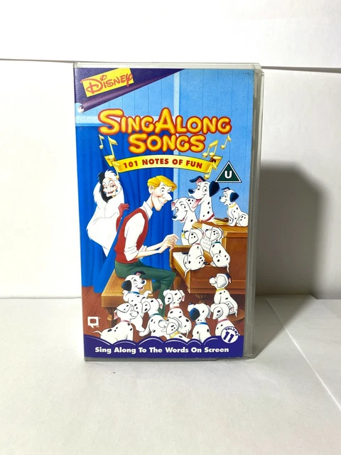 SING ALONG SONGS 101 Notes of Fun VHS (1995) Walt Disney EUR 10,00 ...