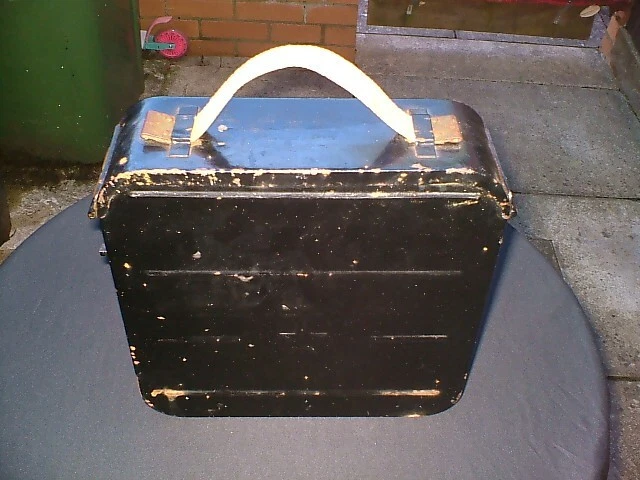 WW2 WWII ARMY Soviet Star Russian ammo metal Box Maxim USSR Storage Can ...