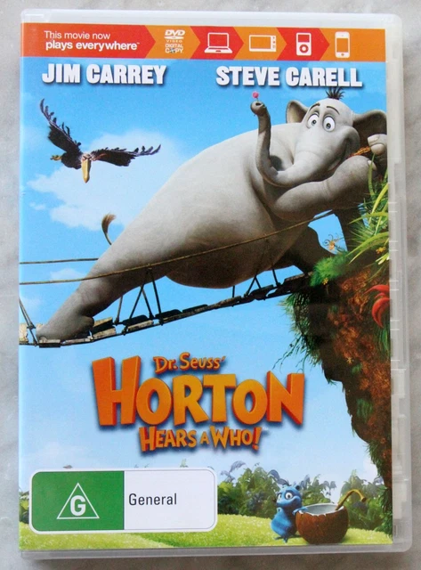 DR SEUSS HORTON Hears A Who DVD Region 4 Jim Carrey Steve Carell ...