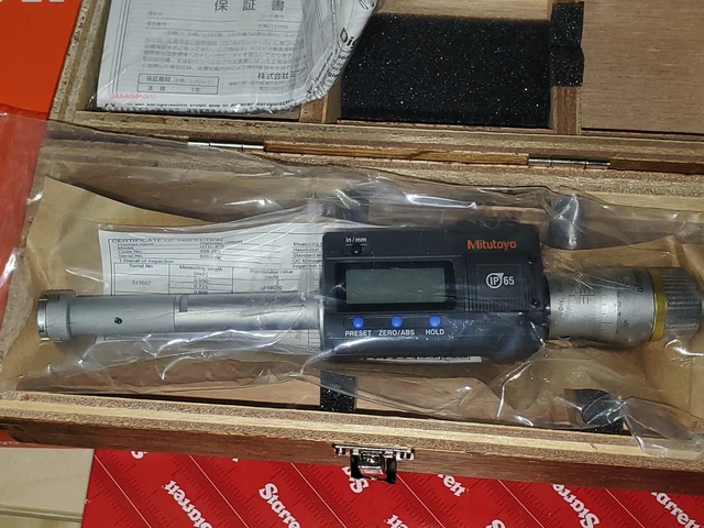 MITUTOYO 3-POINT DIGIMATIC Digital Holtest Micrometer Bore Gauge Gage 0 ...
