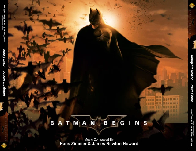 BATMAN BEGINS COMPLETE Score 4CD James Newton Howard & Hans Zimmer £65. ...