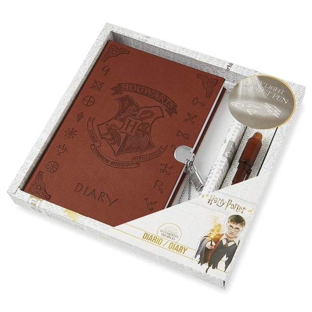 HARRY POTTER SECRET Diary with Lock Invisible Ink Pen Magical Journal ...