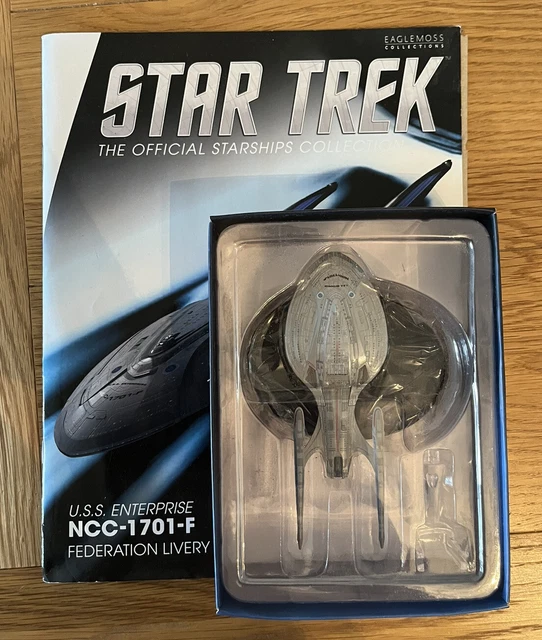 STAR TREK EAGLEMOSS USS Enterprise NCC-1701-F Starfleet Livery Starship ...