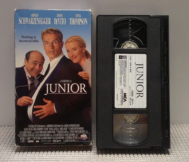 JUNIOR VHS 1995 Danny Devito Arnold Schwarzenegger MCA Universal $11.39 ...