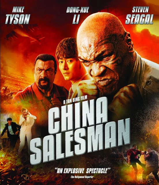CHINA SALESMAN (BLU-RAY) Mike Tyson Steven Seagal Dong-Xue Li Janicke ...