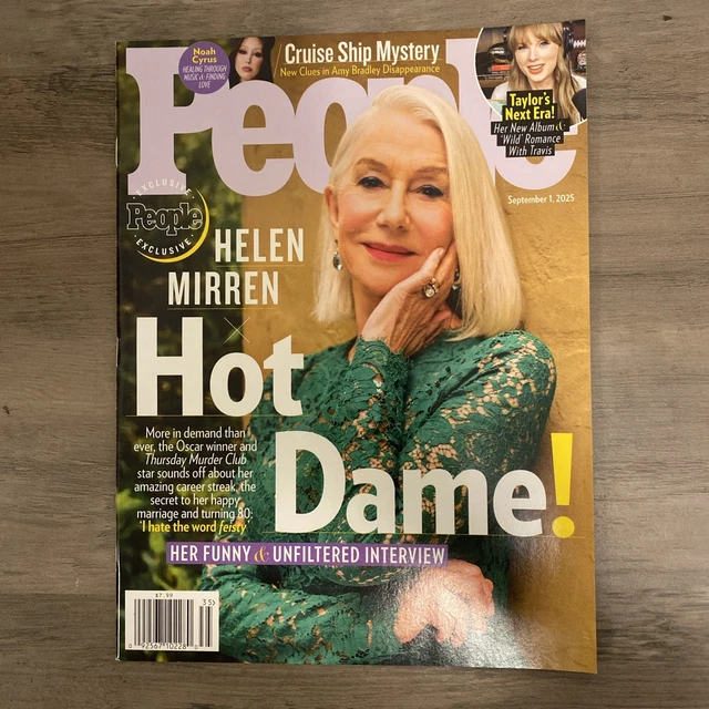 PEOPLE MAGAZINE SEPTEMBER 1, 2025 Helen Mirren - Amy Bradley - Taylor ...