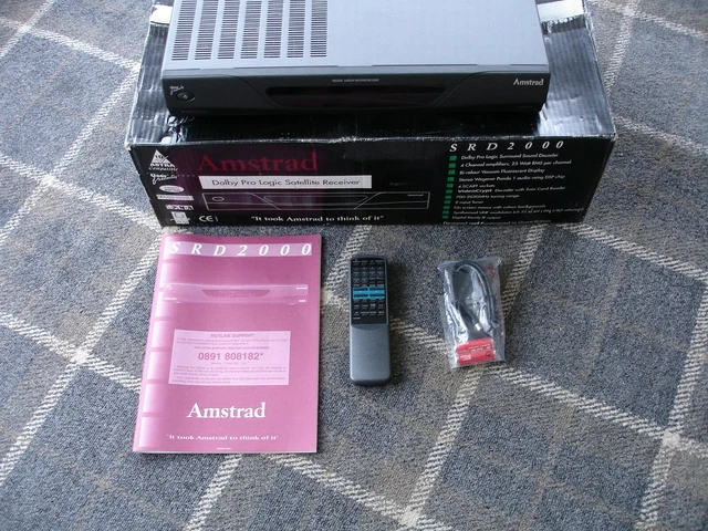 AMSTRAD SRD2000 RICEVITORE satellitare - Amplificatore audio surround ...