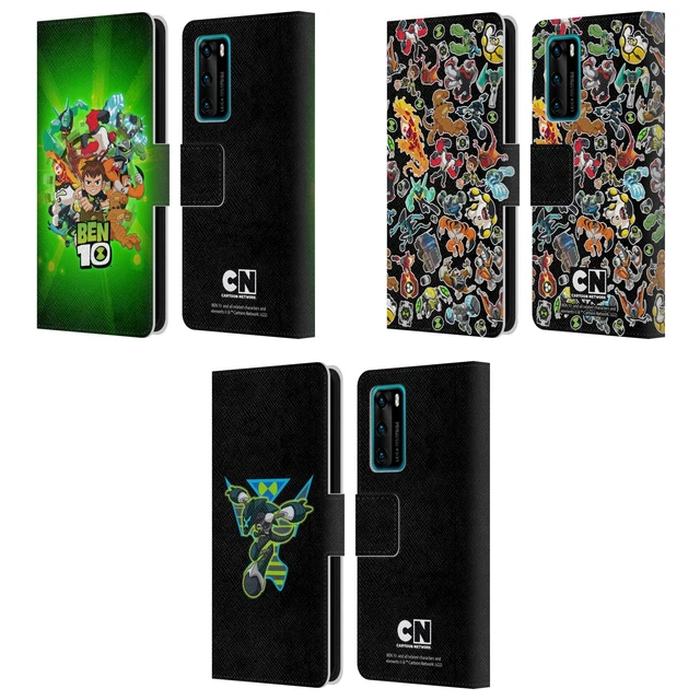 OFFICIAL BEN 10: Animated Series Graphics Leather Book Case For Huawei ...