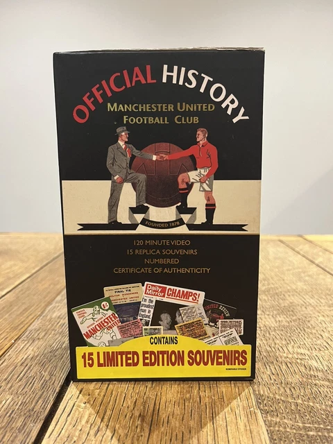 MANCHESTER UNITED OFFICIAL history VHS Video and souvenirs Limited ...