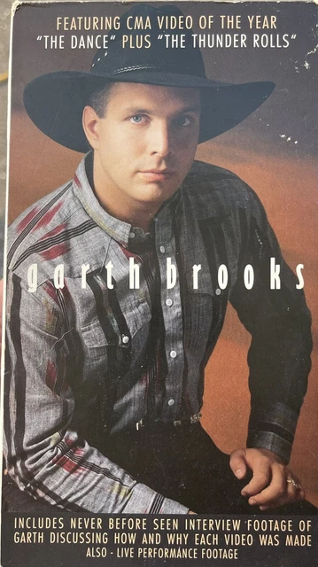 RARE GARTH BROOKS Vhs Video Tape Cma Video Of The Yearthe Dance Country ...