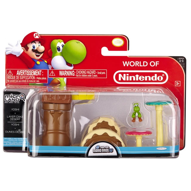 *NINTENDO SUPER MARIO Bros U Micro Land Yoshi Layer Cake Desert 3 Piece ...