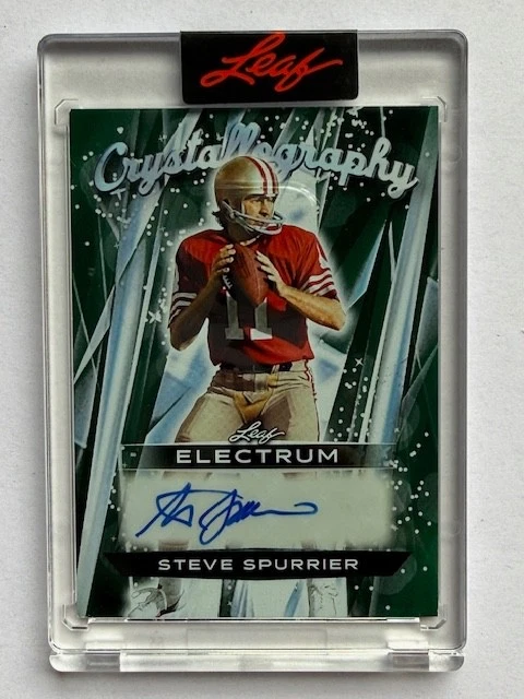 2025 LEAF ELECTRUM Multi-Sport Crystallograph C-SS1 Steve Spurrier Auto ...