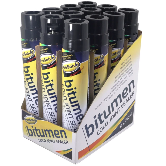 BITUMEN COLD JOINT Sealer Pot Hole Tarmac Repair Spray Roof Repair ...