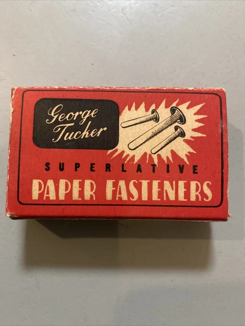VINTAGE GEORGE TUCKER Superlative Paper Fasteners Contents 1 Gross ...
