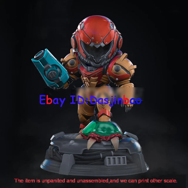 SAMUS ARAN CARTOON Figure 3D Printing Model Kit Unpainted Unassembled ...