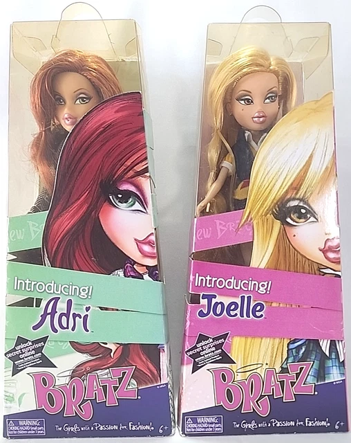 BRATZ INTRODUCING ADRI Bookworm + Joelle Sunshine Dolls 2010 Set Rare ...