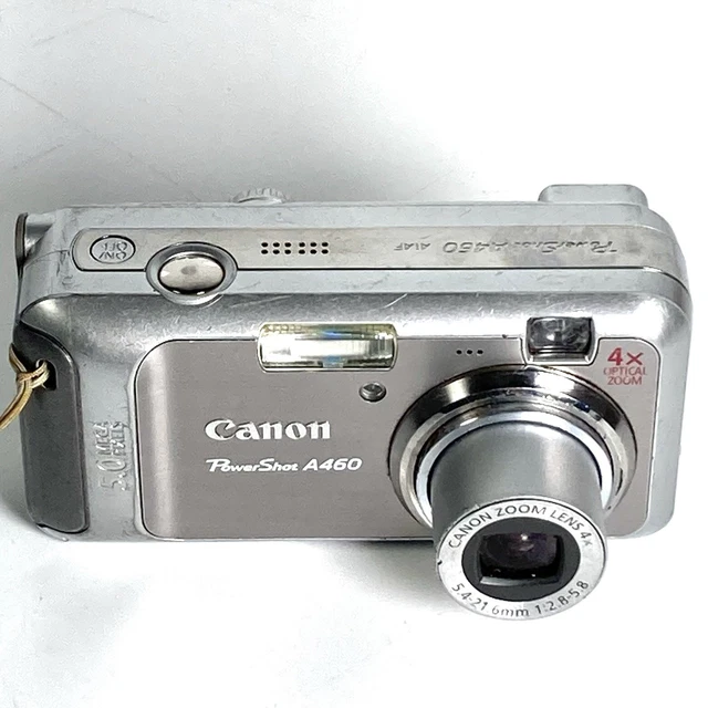 CANON POWERSHOT A460 5.0MP Digital Compact Camera, Silver - Tested ...