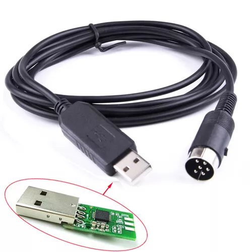 USB CAT INTERFACE Control Programming Cable for Kenwood TS-50 440 450 ...