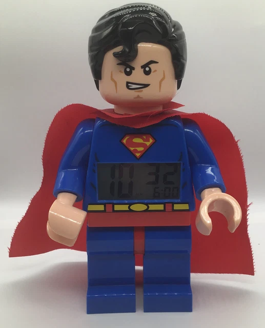 LEGO DIGITAL CLOCK Superman Figure Alarm Clock Set 9005701 £19.99 ...