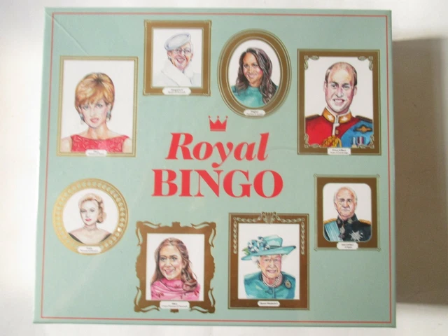 ROYAL BINGO FAMILY Game Based on Europe's Royal Families New and Sealed ...