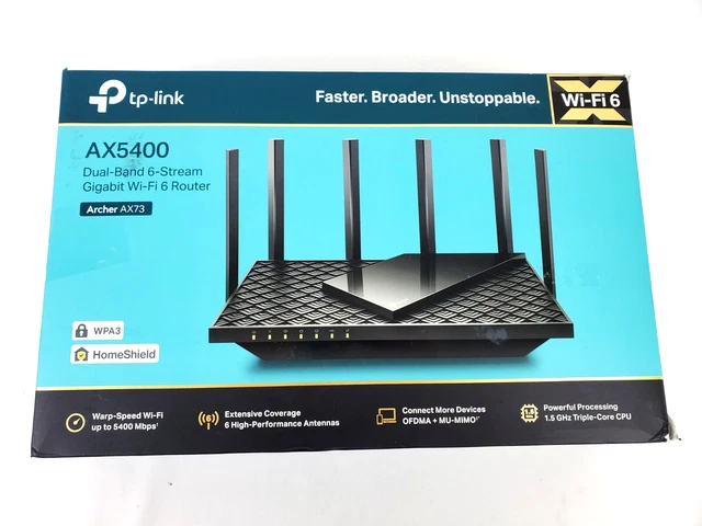 TP-LINK AX5400 WIFI 6 Router (Archer AX73) Dual Band Gigabit Wireless ...