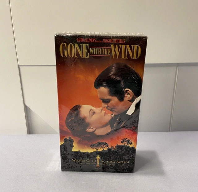 GONE WITH THE Wind VHS Tapes Sealed in the Plastic Vivien Leigh Clark ...