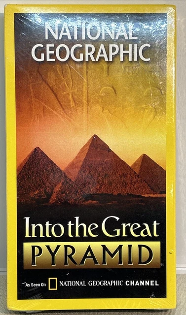 NATIONAL GEOGRAPHIC VIDEO Into the Great Pyramid VHS TAPE Egypt ...
