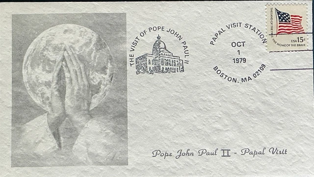 EVENT COVER: POPE John Paul II Visit to New York City October 1, 1979 £ ...