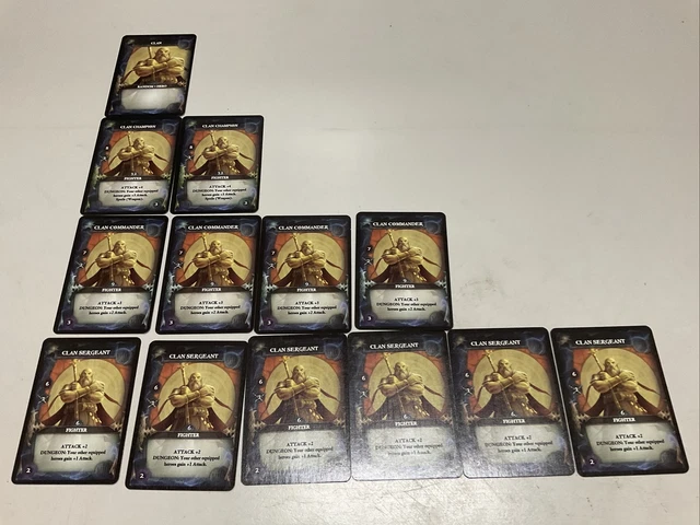 AEG THUNDERSTONE FOR The Dwarf 12 carte promozionali clan ...