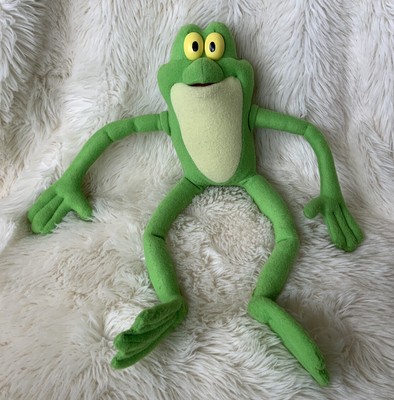 THE SWAN PRINCESS Plush Jean-Bob Frog Tyco VTG 1994 Animal Toy Still in ...