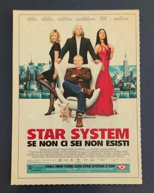 CARTOLINA CIAK STAR System Se Non Ci Sei Non Esisti Simon Pegg Megan ...