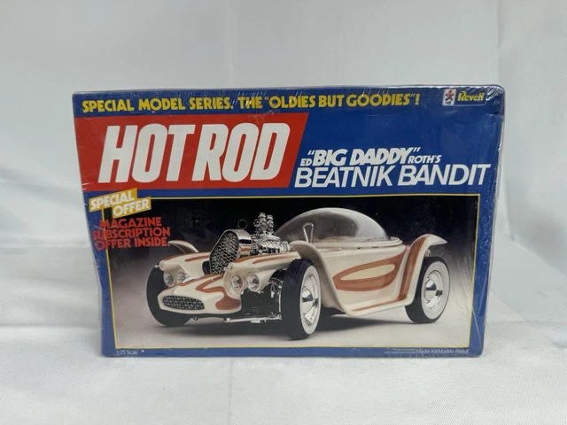 REVELL 1/25 HOT Rod Ed Big Daddy Roth's Beatnik Bandit MODEL KIT #7110 ...