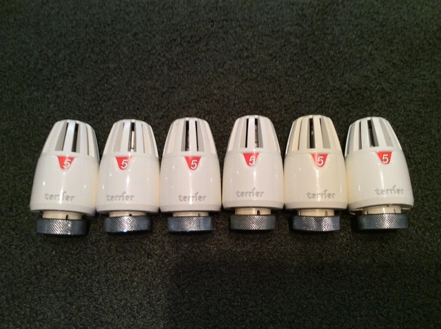 6 X USED Pegler Terrier TRV Thermostatic Valve Head £36.99 - PicClick UK