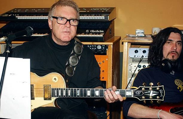 AUSTRALIAN SINGER AND musician Billy Thorpe in the recording studi- Old ...