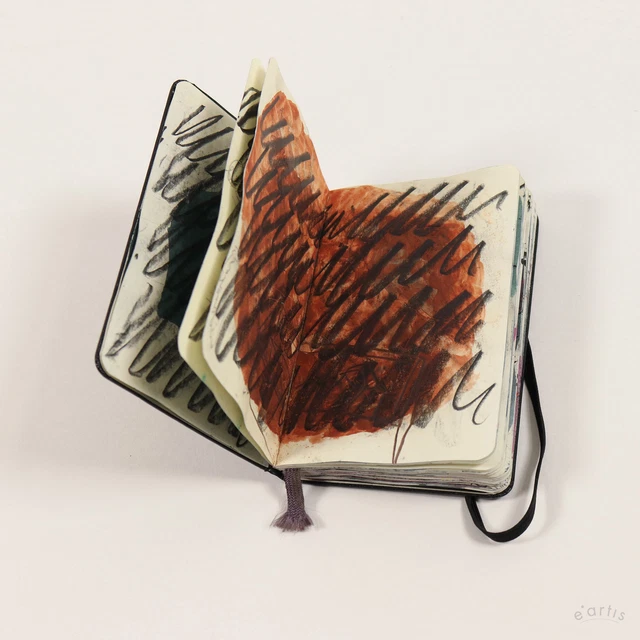 MICHAEL GOLLER OBJECT Artist Book Pocket Painting Unique Chemnitz Vp ...