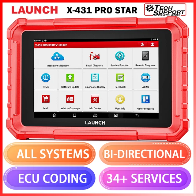 LAUNCH X431 PRO STAR NEW Bidirectional ALL System Diagnostic Scanner ...