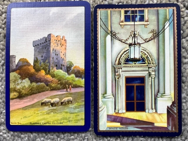 ORIGINAL SWAP PLAYING cards English named Blakey Castle Co Cork, White ...