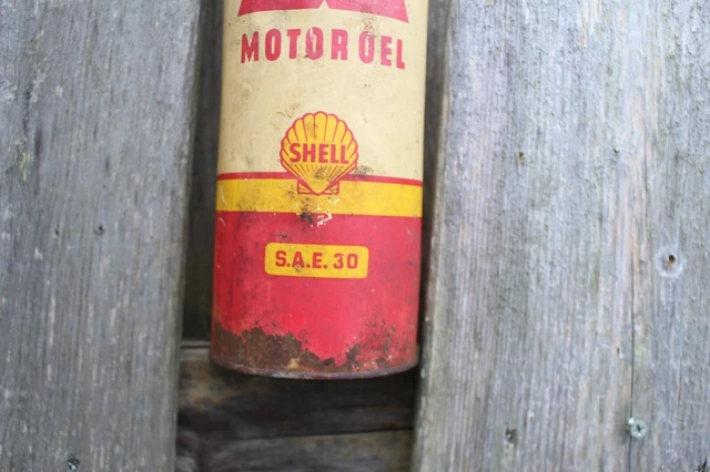 ÖLDOSE SHELL X-100 ÖLDOSE ALTE ÖLDOSE SHELL SAE 30 VINTAGE ÖLDOSE 1 ...