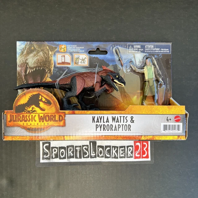 MATTEL 2022 JURASSIC World Dominion Kayla Watts Pyroraptor Wave 2 NEUF ...