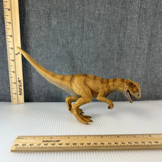SCHLEICH ALLOSAURUS DINOSAUR Prehistoric Animal Figure 2011 Movable Jaw ...