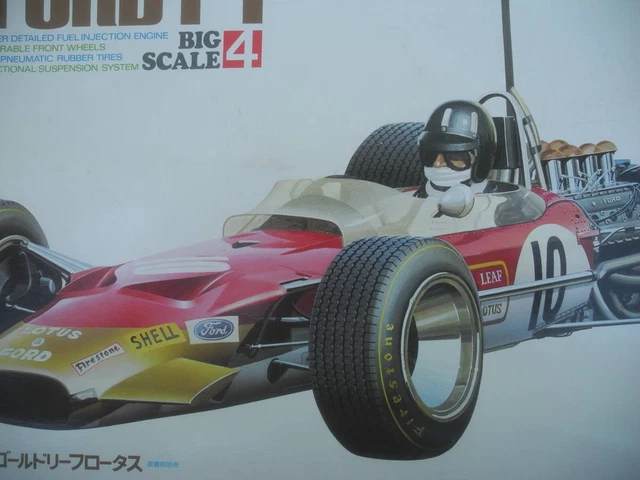 TAMIYA LOTUS 49B Ford F-1 Gold Leaf Lotus Tamiya Ford 1/12 Grande ...