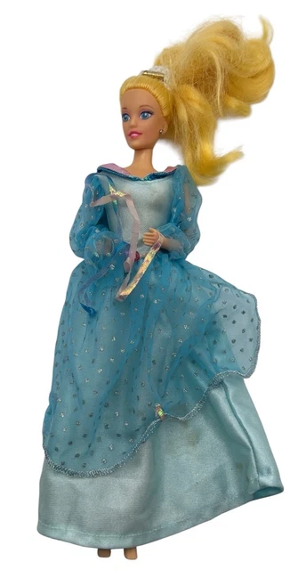 TYCO SWAN PRINCESS Odette Doll Vintage 1994 Blue Dress Disney Princess ...