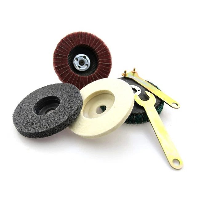 ADVANCED FOR ANGLE Grinder Flap Disc Buffing Kit for Polishing Steel ...