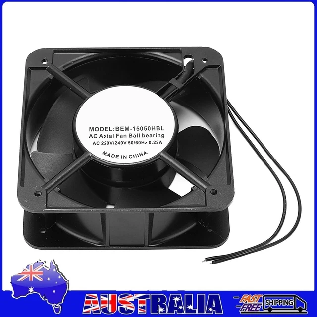 EC BERM AC Axial Fan 220-240VAC Big Airflow Quiet Cooling Ball Bearing ...