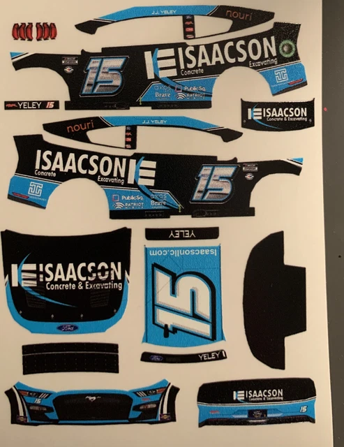 CUSTOM 2023 KYLE Busch #8 Mario Bros Movie 1/64 Scale NASCAR Peel ...