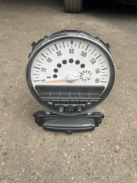 MINI R55 R56 R57 R58 R60 LCI Speedometer Boost Stereo CD Radio Head ...