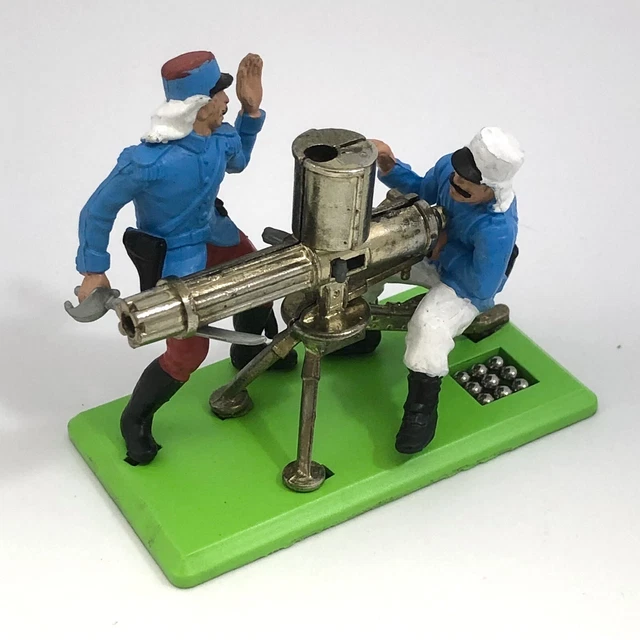 BRITAINS DEETAIL FRENCH Foreign Legion Gatling Gun (+2 Soldiers & Ammo ...