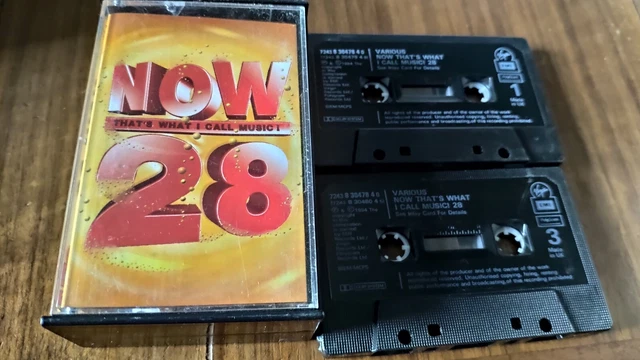VARIOUS ARTISTS NOW That's What I Call Music 28 Double Cassette Tape ...