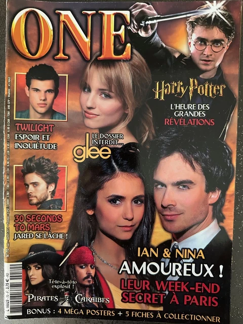 MAGAZINE ONE N°70, Glee, Twilight, Jared Leto, Harry Potter, Lady Gaga ...