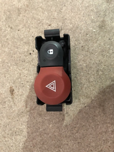 RENAULT CLIO MK3/3.5 hazard warning switch/locking buttons (genuine ...